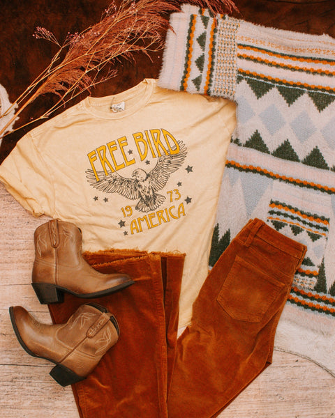 "Free Bird" T-Shirt – Melbelle - Western x Boho